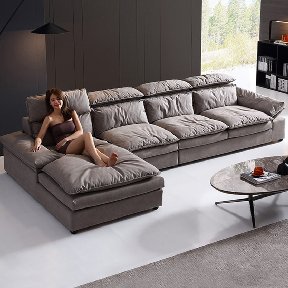 Adala Latex Seat High Tech Fabric Wide Sofa – Mirai Town Shop