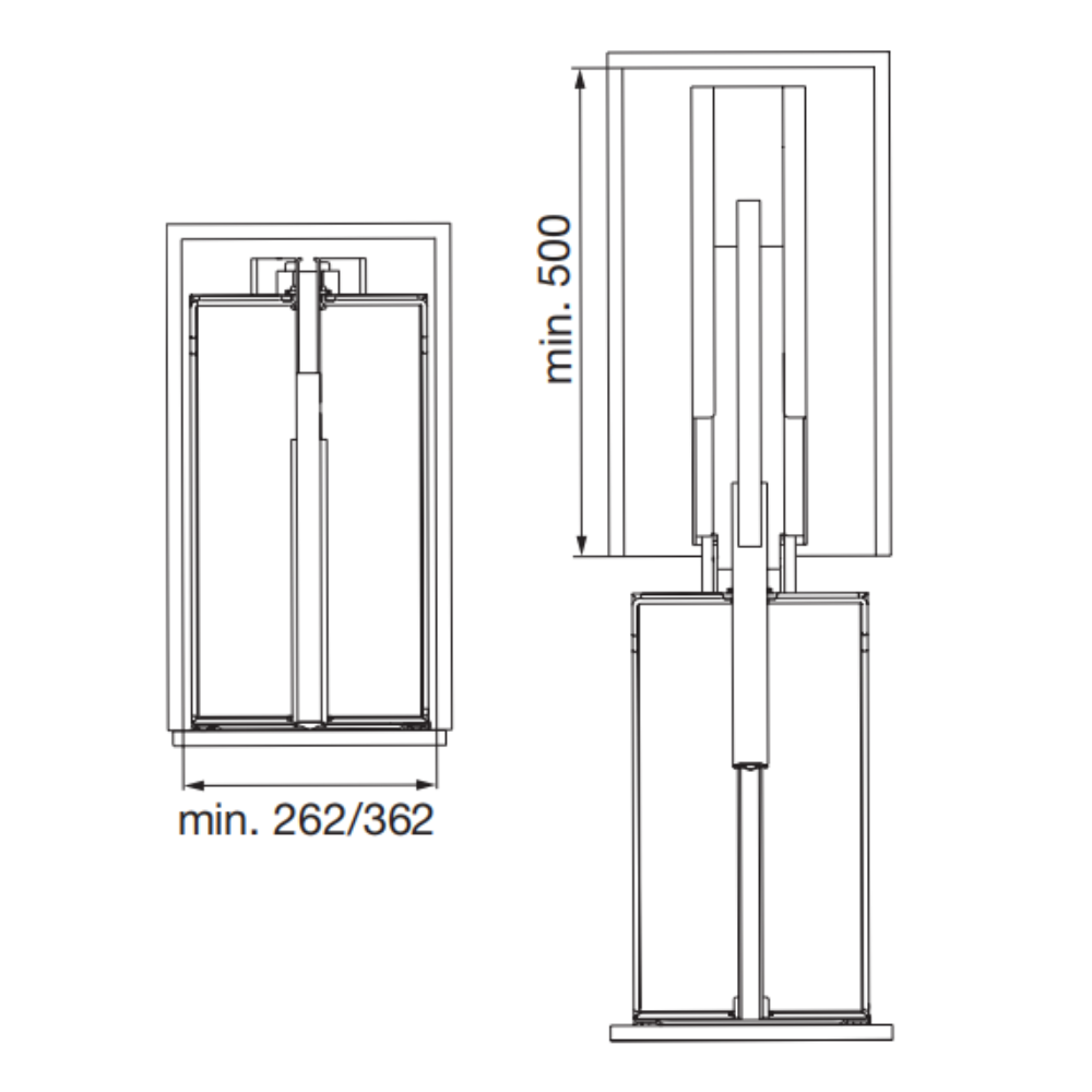 HAFELE Utensio Plus H2 Tall Larder Unit – Mirai Town PLT
