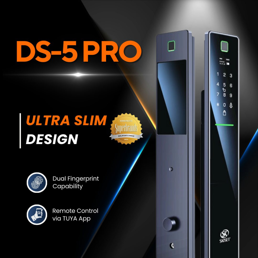 SKISET Smart Digital Lock DS-5 Pro – Mirai Town Shop