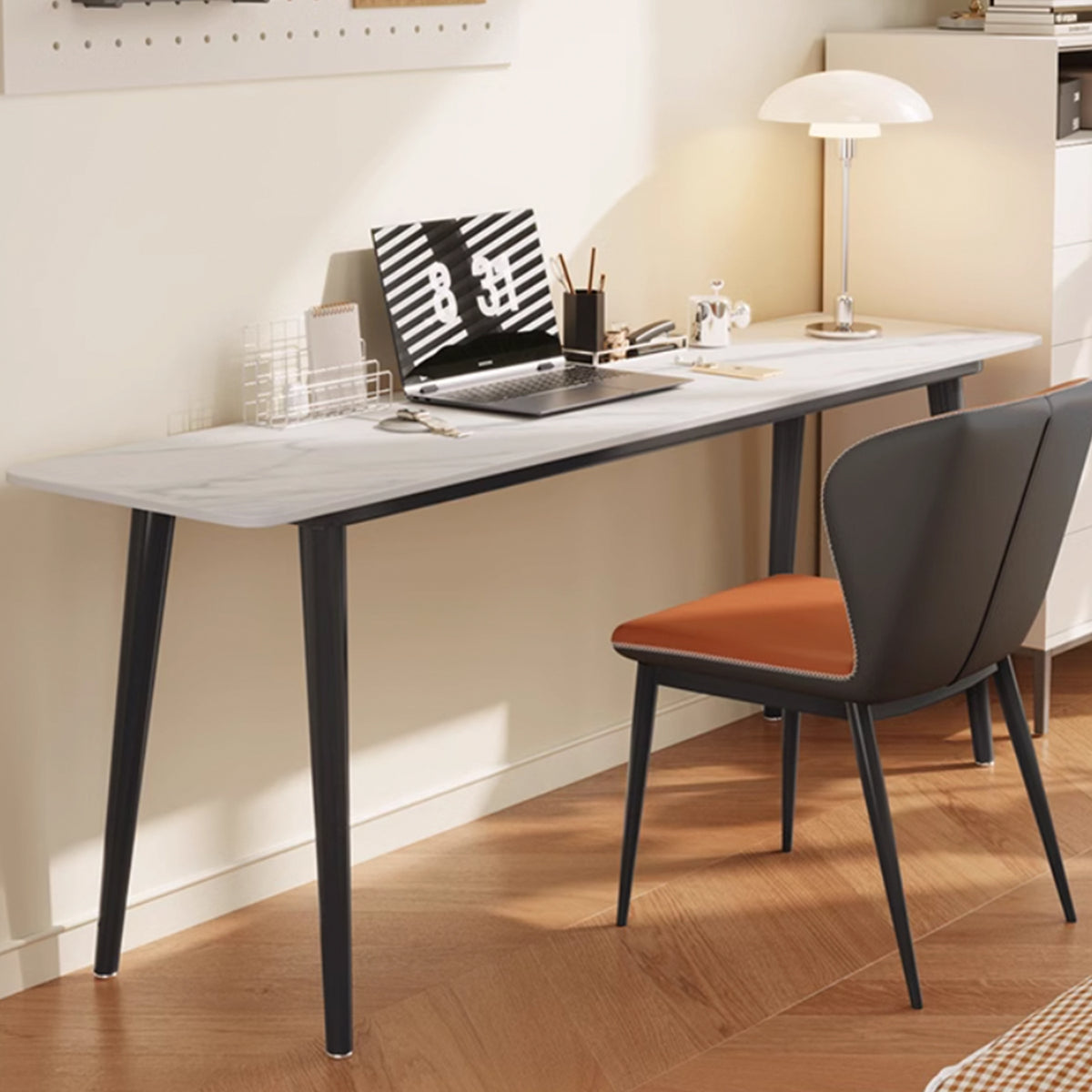 Amanda Slate Long Study Work Desk – Mirai Town PLT