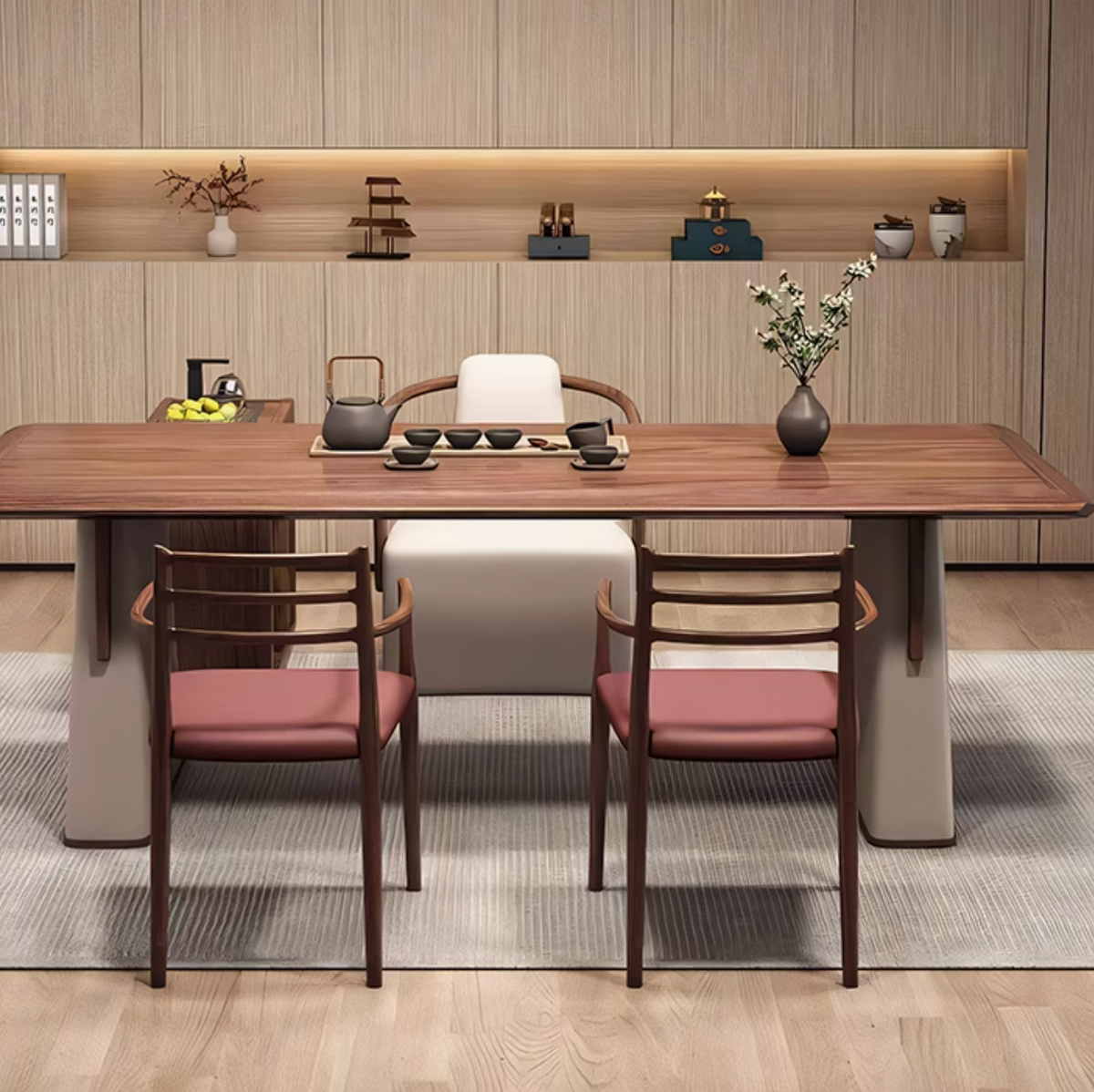 Neo Traditional Tea House Concept Dining Table – Mirai Town Shop