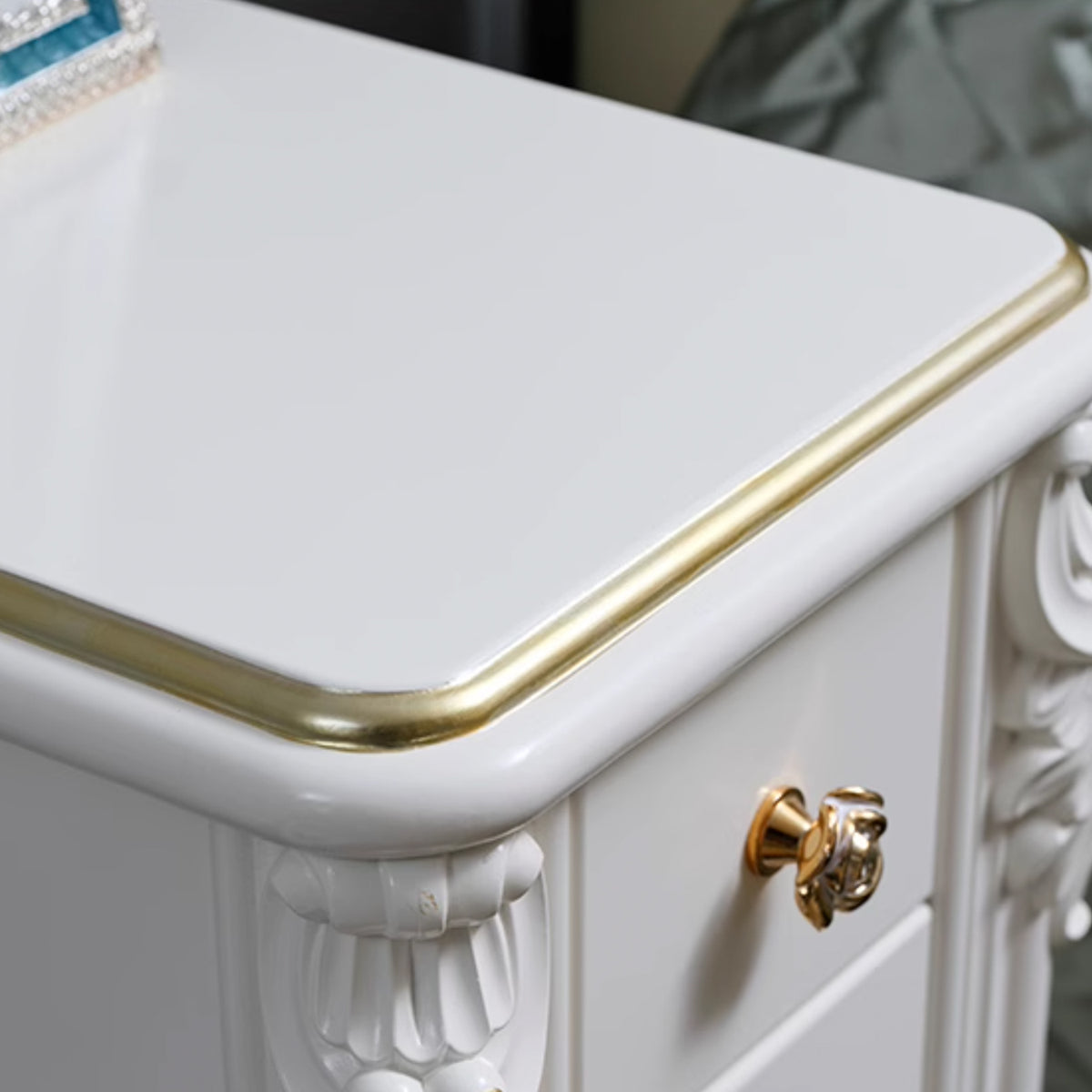 Dominic European Design 3 Drawers Bedside Table – Mirai Town Shop