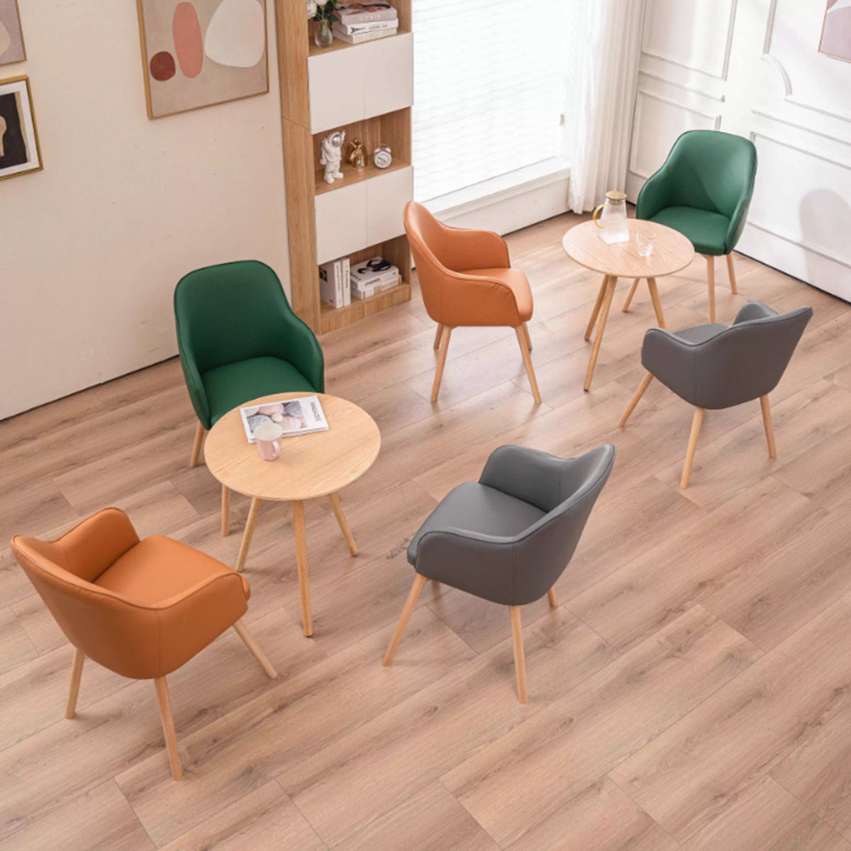 Leah Basic Arm Chair Coffee Table Lounge Furniture – Mirai Town Shop