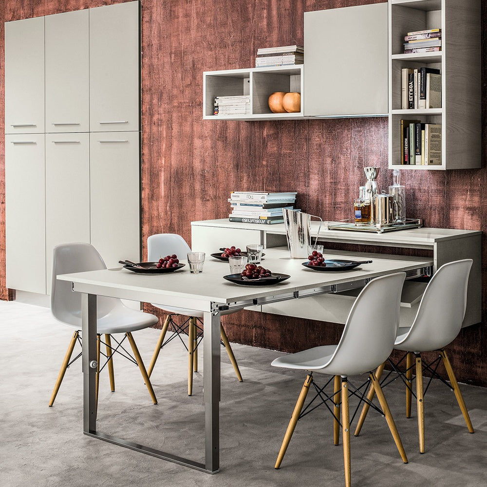 ATIM Mensola Party Pull-Out Drawer Table With Double Telescopic Foldin ...