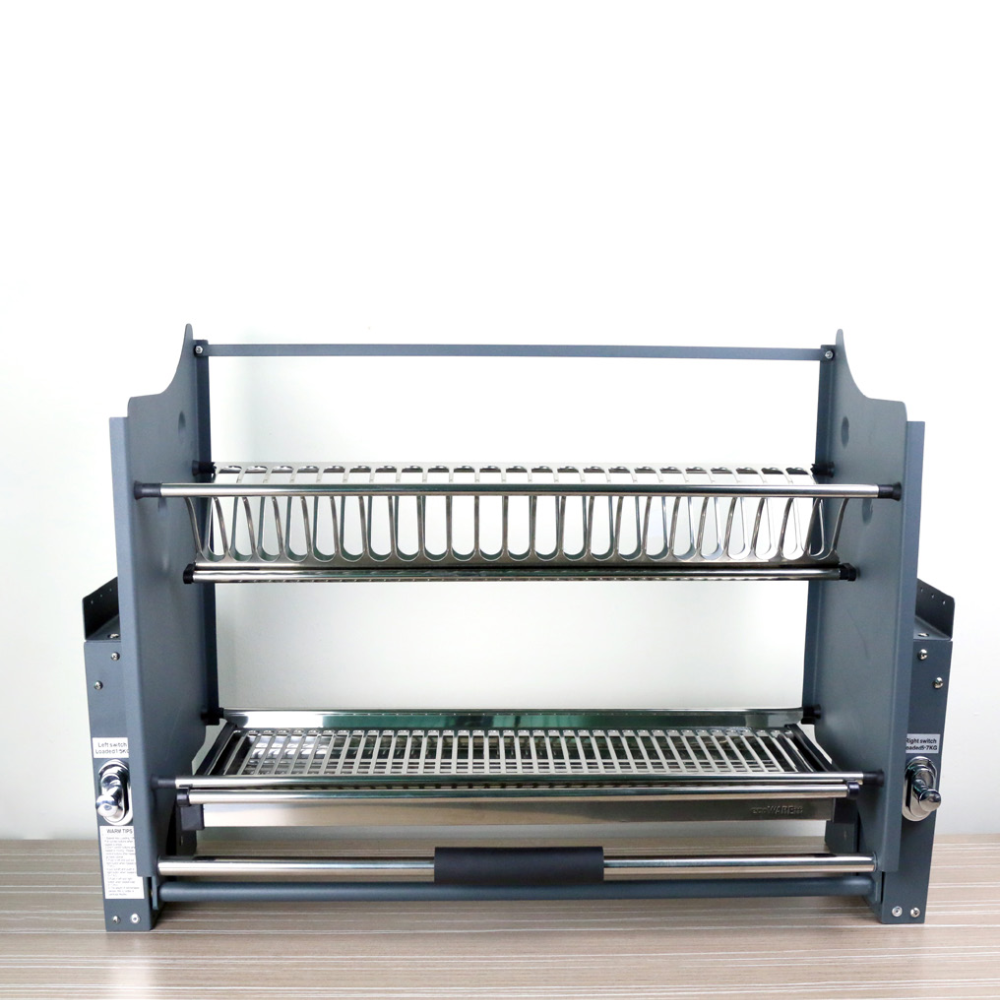 MIRAI Luxury Dish Rack Elevator Stainless Steel Storage – Mirai Town PLT