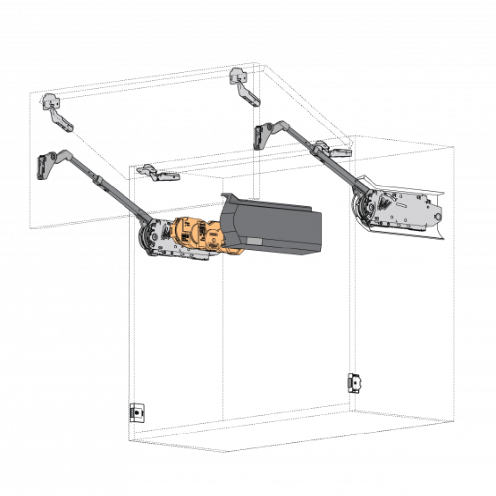 BLUM Aventos HF Mechanism With Lever Arms - Servo-Drive (Full Set ...