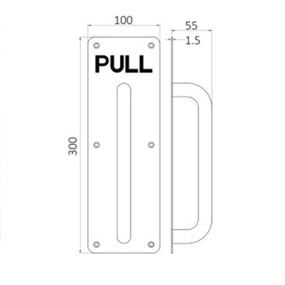 ARMOR Pull Plate Handle – Mirai Town PLT