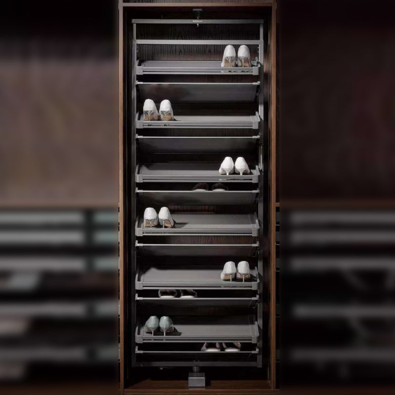 MIRAI 360 Rotating Shoes Rack (Mocha & Grey) – Mirai Town Shop