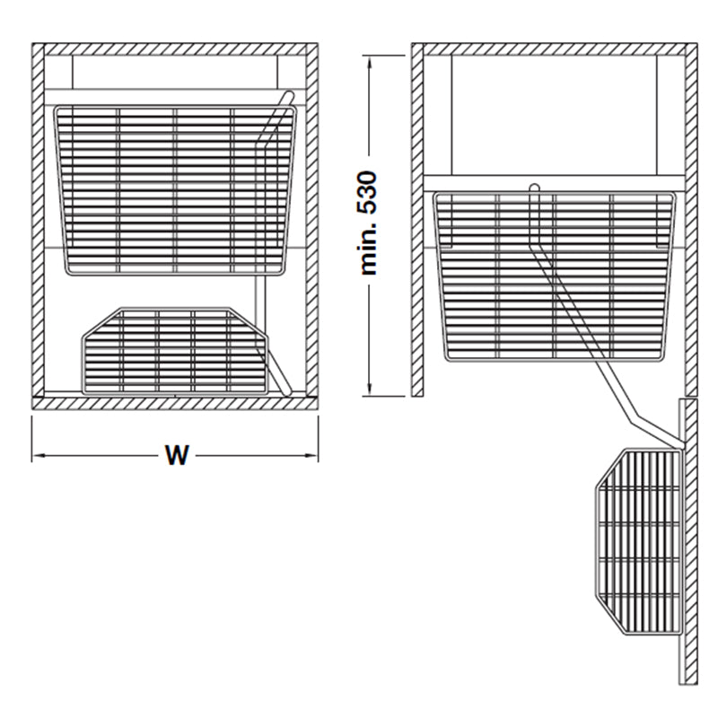 HAFELE Swivel Pantry – Mirai Town Shop